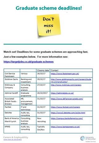 Thinking about applying for Graduate training schemes? – firstpoint