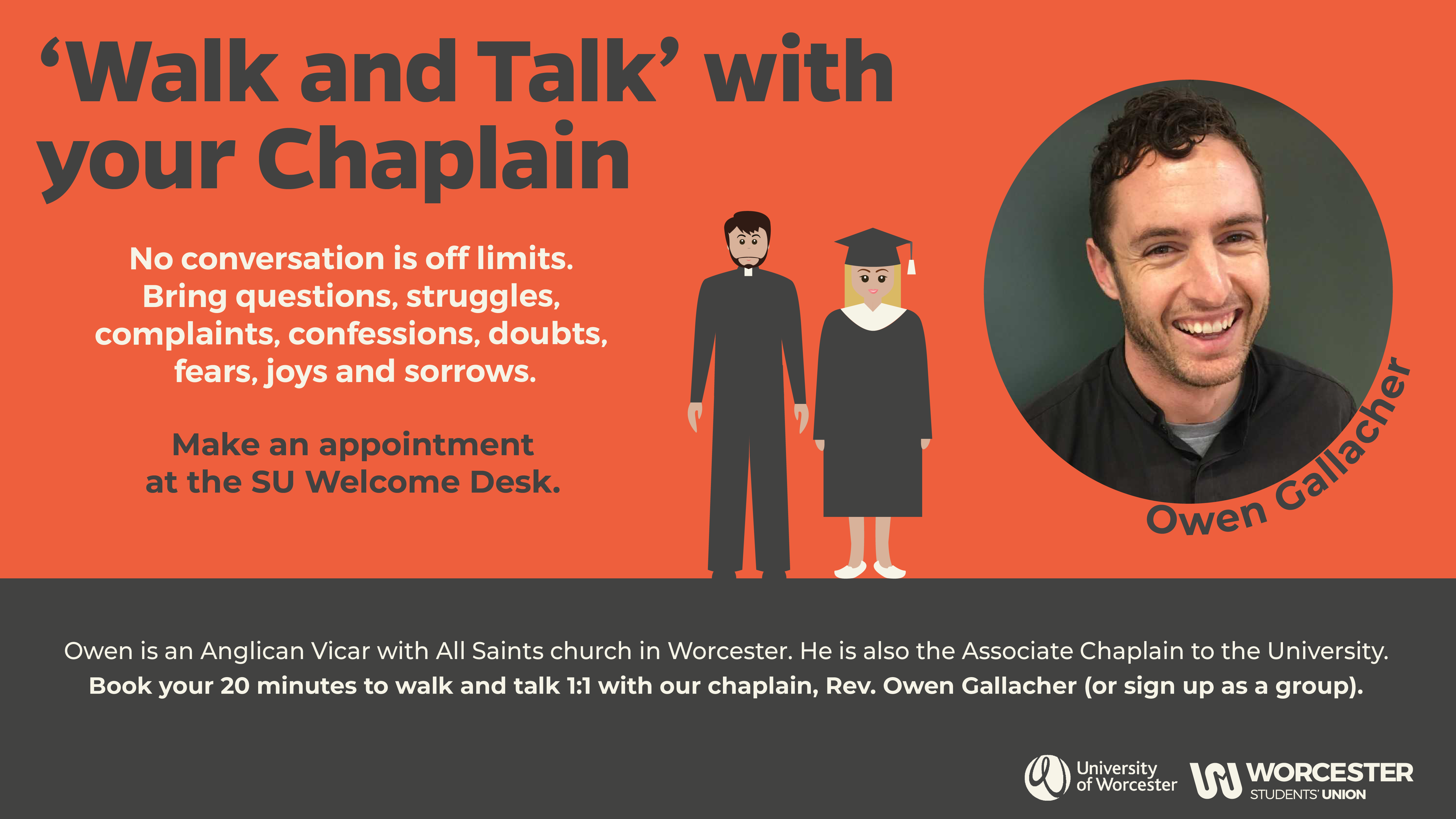 ‘Walk and Talk’ with your Chaplain – firstpoint